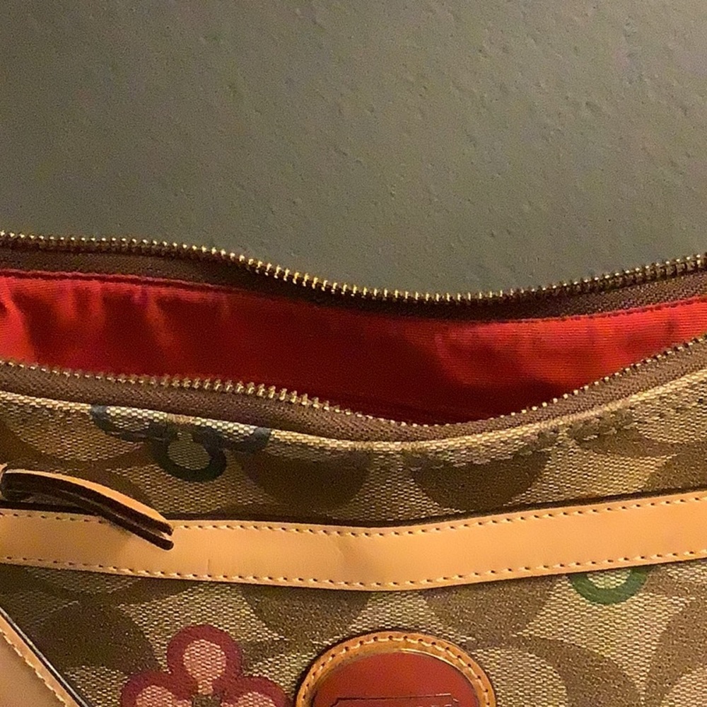 Coach Peyton Signature Clover East West Duffle Bag - Gem